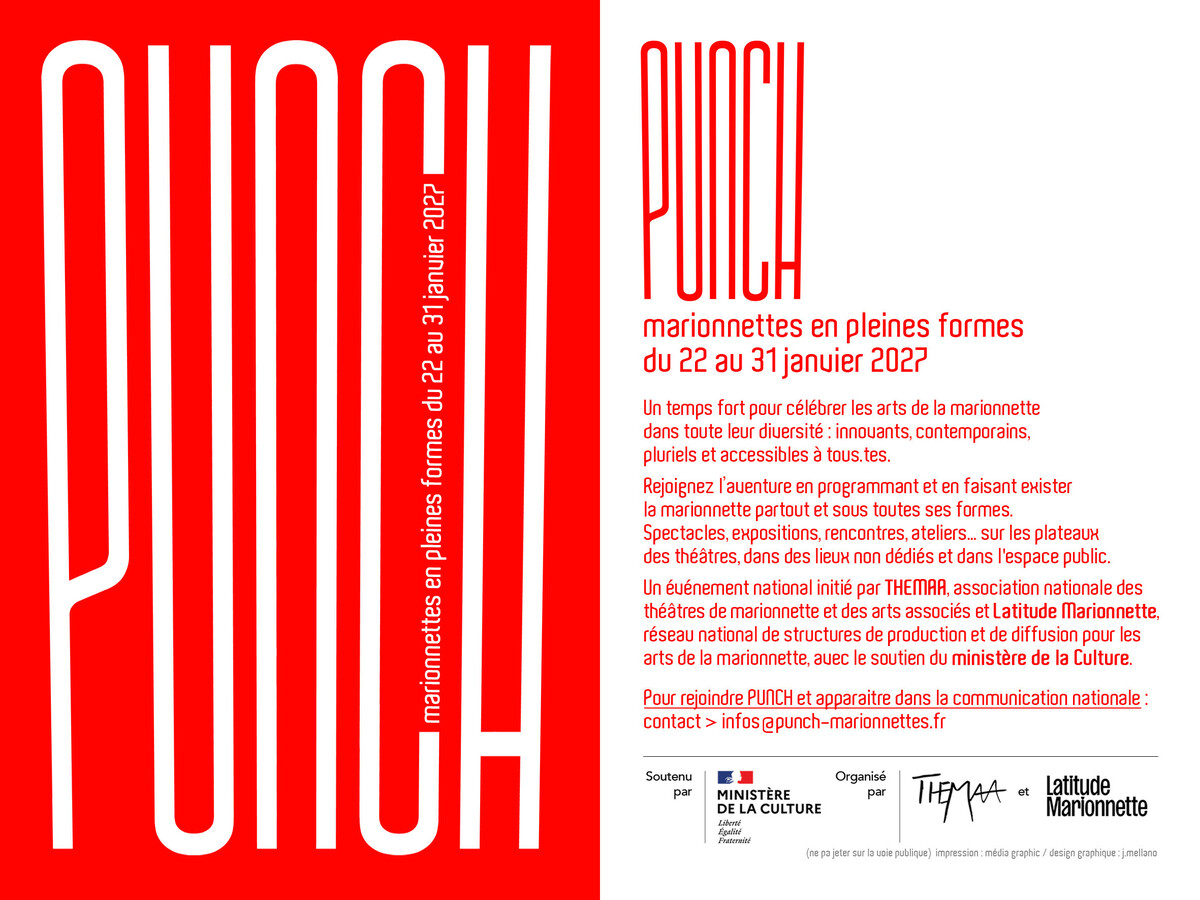 PUNCH ! Un temps fort national en janvier 2027 → Latitude Marionnette